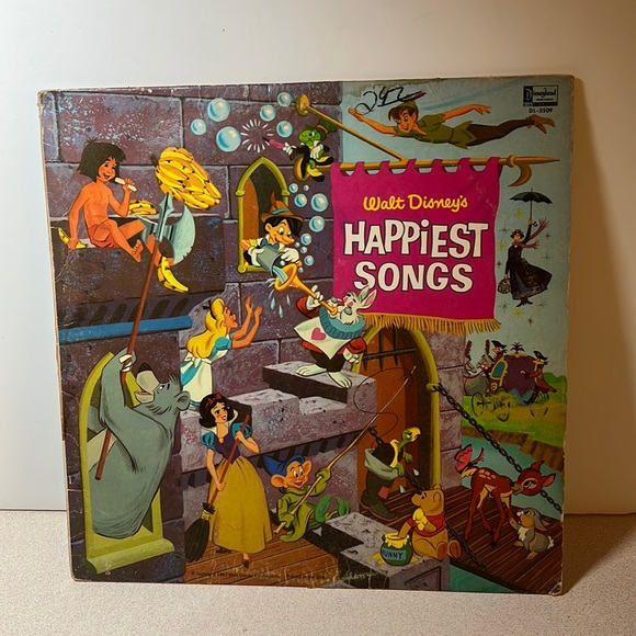 Disney | Media | Vinyl Record Walt Disneys Happiest Songs | Poshmark